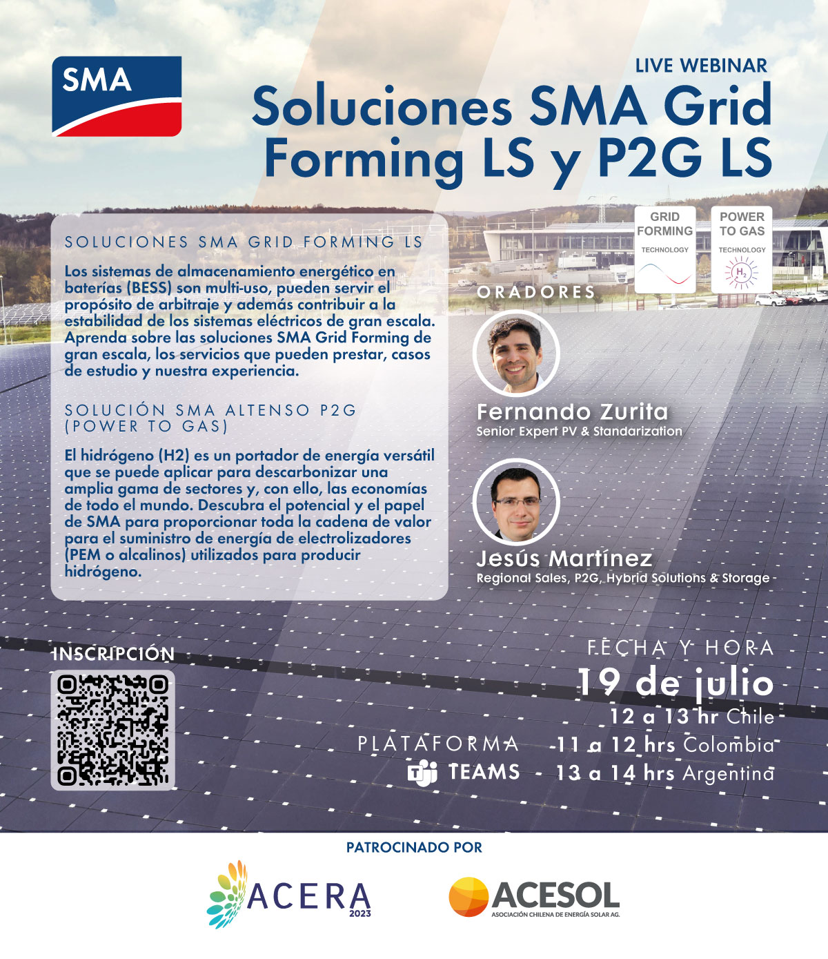 Webinar Soluciones SMA Grid Forming LS y P2G LS - ACERA A.G ...